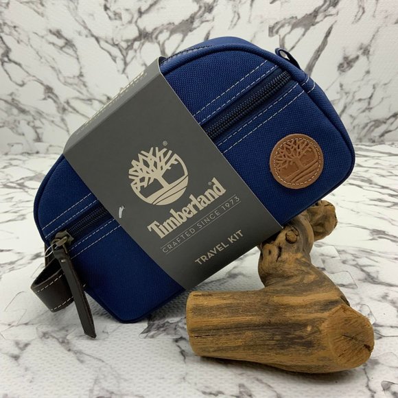 Timberland | Bags | Mens Timberland Blue Core Canvas Travel Kit Nwt ...